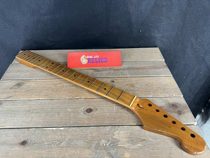 Real Life Relics Nitro Roasted Maple Strat® Stratocaster Neck | Reverb