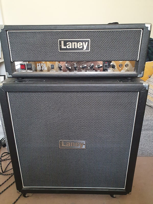 Guitar Amp Head with Matching Laney GS412 Straight 4x12 | Reverb UK