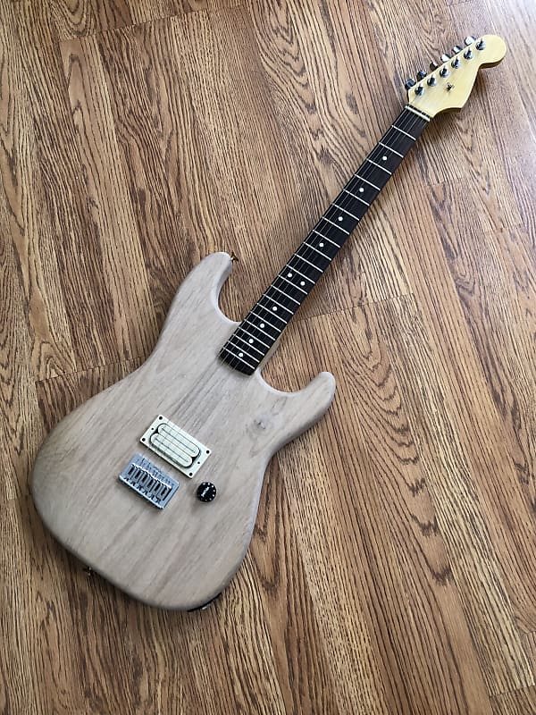 Musikraft Charvel Type Hardtail Strat Guitar Ala 80's EVH | Reverb