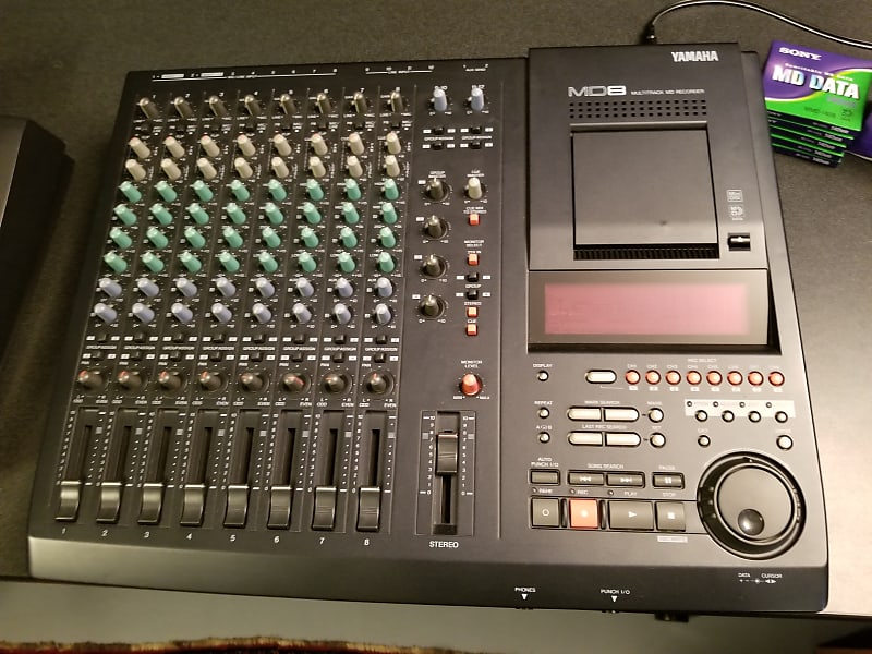 Yamaha MD8 Multitrack Recorder / Mixer with 10 New MD Data | Reverb