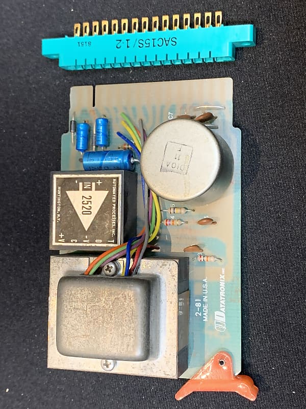 API 312 Datatronix Mic Preamp card 2520 opamp | Reverb