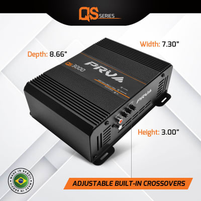 PRV Audio QS3000 1-Ohm Full Range Digital Car Amplifier 3000 | Reverb