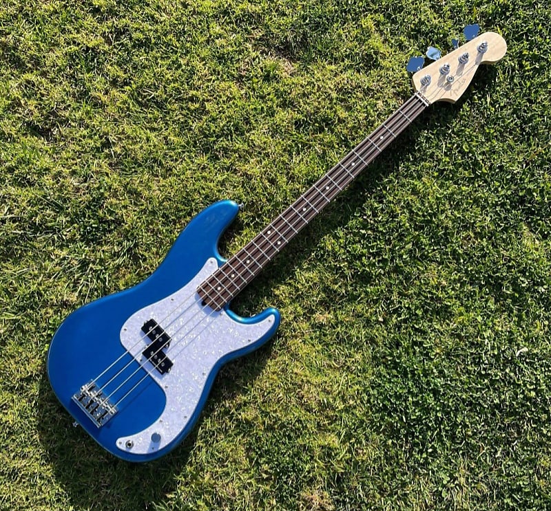 Mark Hoppus P Bass 2020 - Lake Placid Blue built by Allan | Reverb