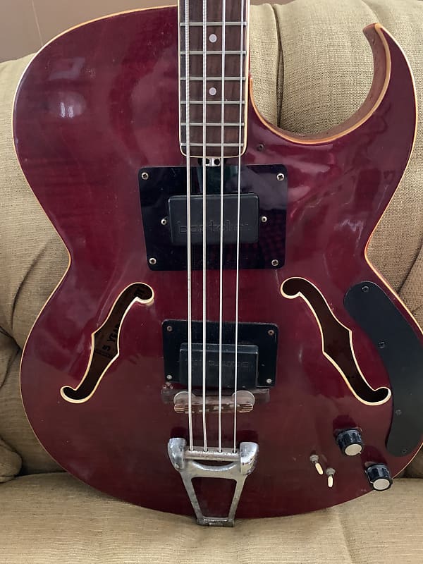 Vox Bass - 1968 Red Apollo IV | Reverb