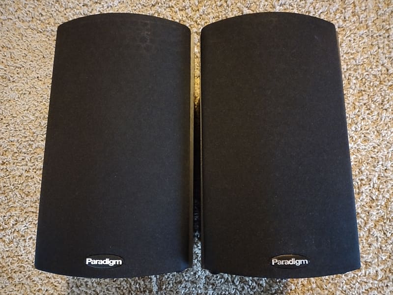 Paradigm Atom Monitor V6 black bookshelf speakers | Reverb