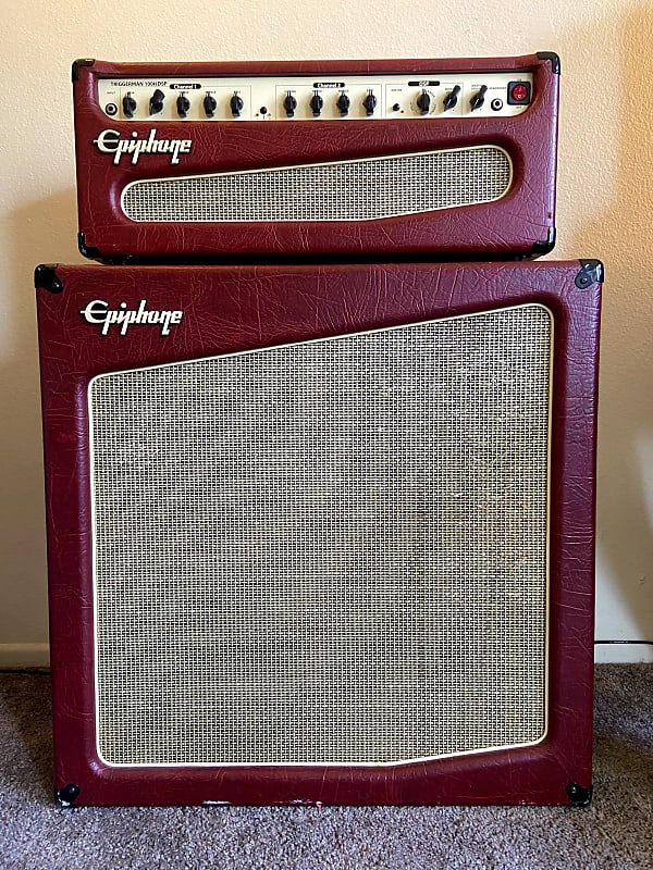 Epiphone Triggerman 100H DSP Half Stack 2000’s - Maroon | Reverb