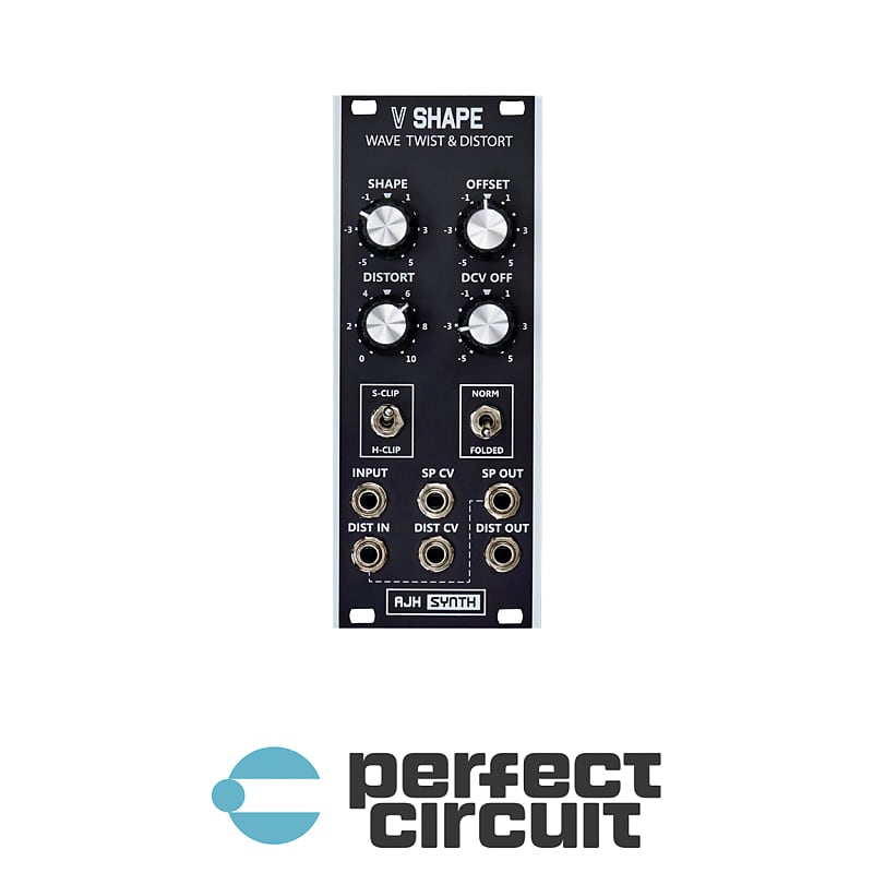 AJH Synth V-Shape Wavefolder (Black) [DEMO] | Reverb