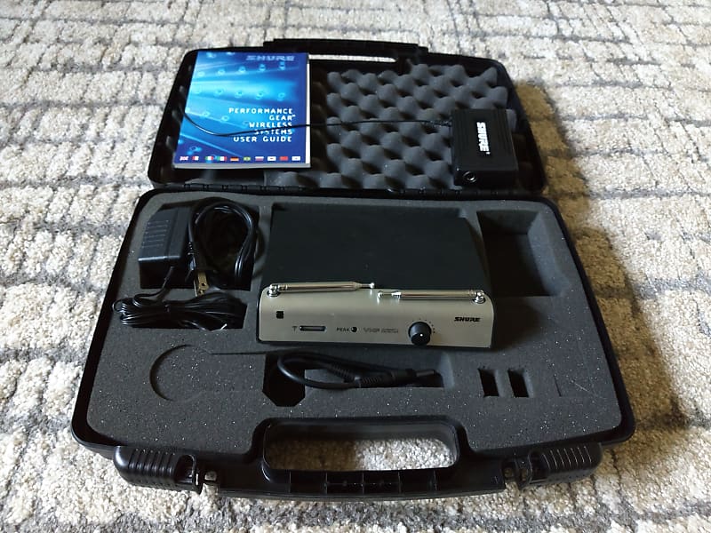 Shure T4A-V and T1G-V VHF Wireless setup for guitar | Reverb