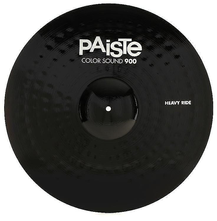 Paiste 20" Color Sound 900 Black Heavy Ride Cymbal | Reverb