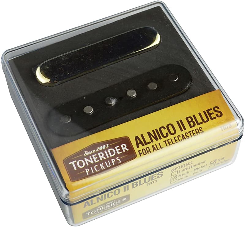 Tonerider Alnico II Blues Telecaster Pickups set Gold | Reverb