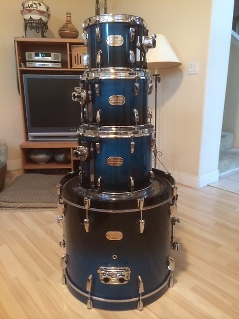 Pearl Session Custom Marine Blue Fade | Reverb