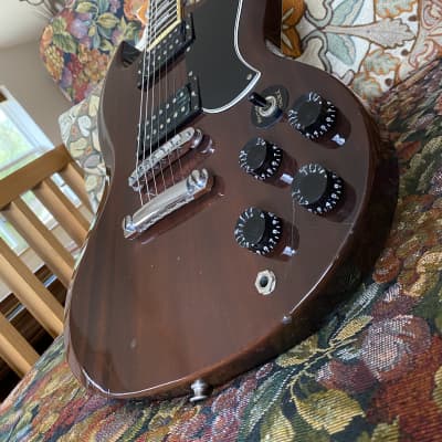 Aria Pro II SG Standard copy 1979 - Walnut | Reverb