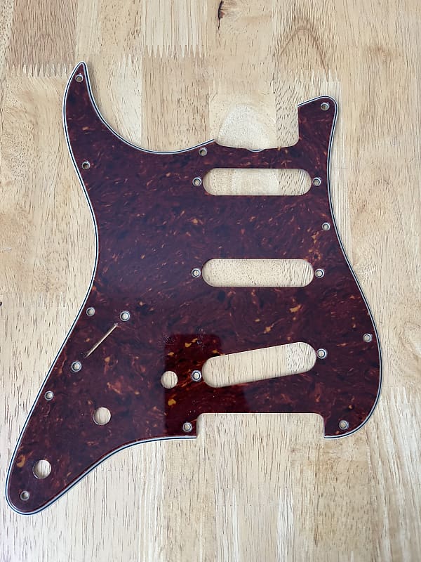 Left Handed Stratocaster Pickguard - Tortoiseshell | Reverb