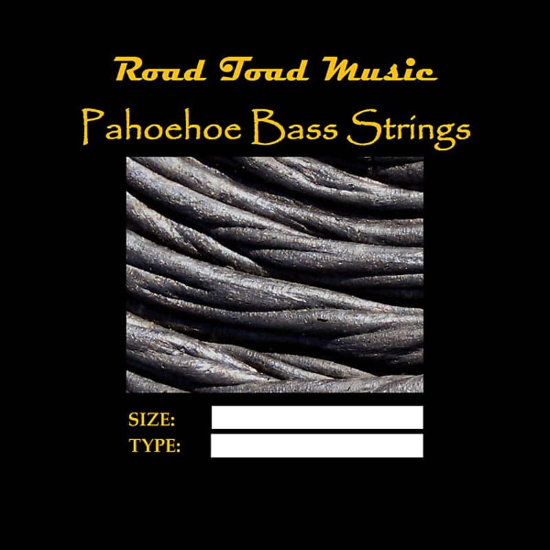 Road Toad Music U-Bass Pahoehoe Black 4-String - String Set | Reverb