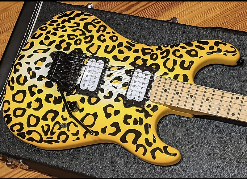 Kramer Pacer Satchel Signature Yellow Leopard - Yellow | Reverb