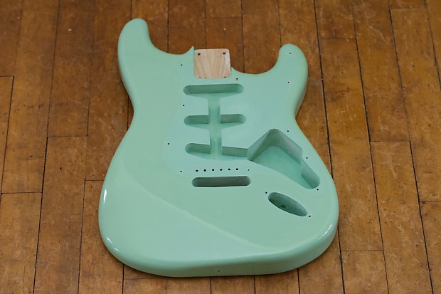 Aged Surf Green Strat Body (Swamp Ash) | Reverb
