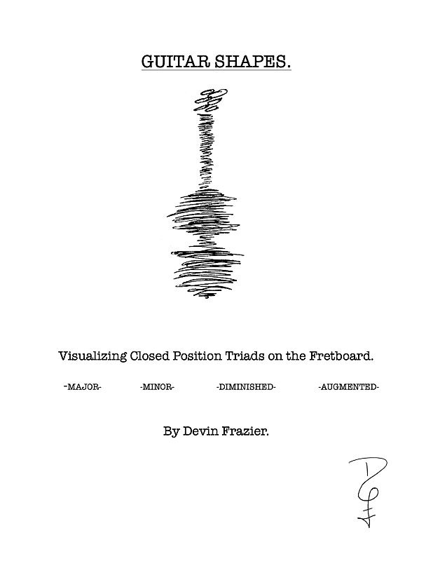 CLOSED POSITION TRIADS! Guitar Instructional PDF | Reverb