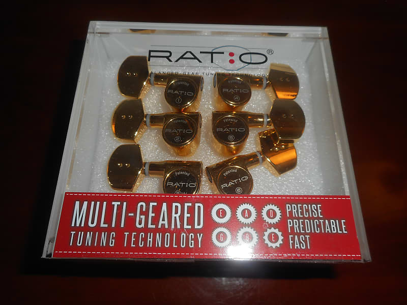 Graph Tech Ratio 3x3 Contemporary Style 2-Pin Tuners - GOLD, | Reverb Graph Tech Ratio 3x3 Contemporary Style 2-Pin Tuners - GOLD, | Reverb