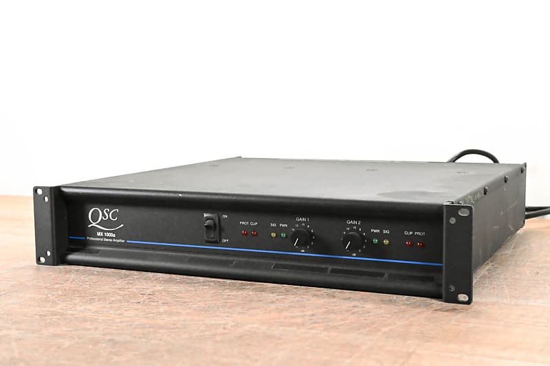 QSC MX 1000a 2-Channel Power Amplifier CG01D1B | Reverb