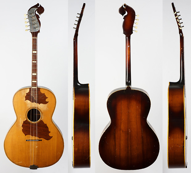 Brach Tamburitza Guitar-Bodied 5-string, Rosewood and Spruce, | Reverb