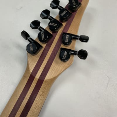 Kiesel DC 7 String 27" Scale - Blue Purple Fade | Reverb