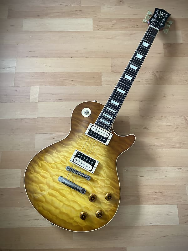 FujiGen Signature Les Paul MIJ SQT-1 HB 2004 - Honeyburst | Reverb UK