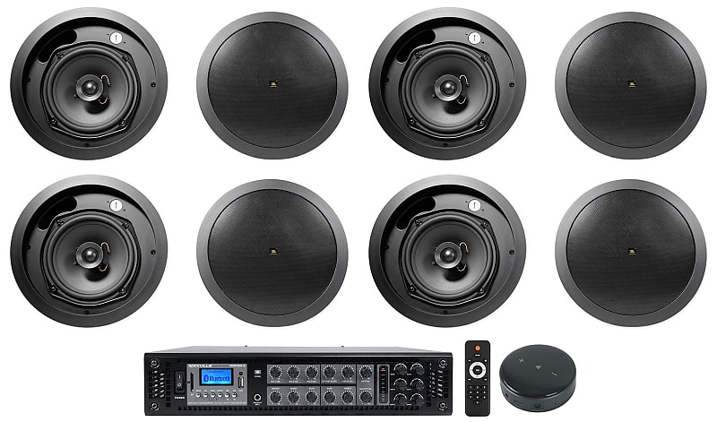 JBL Restaurant/Bar/Cafe Kit w/6-Zone Amplifier+Wifi | Reverb