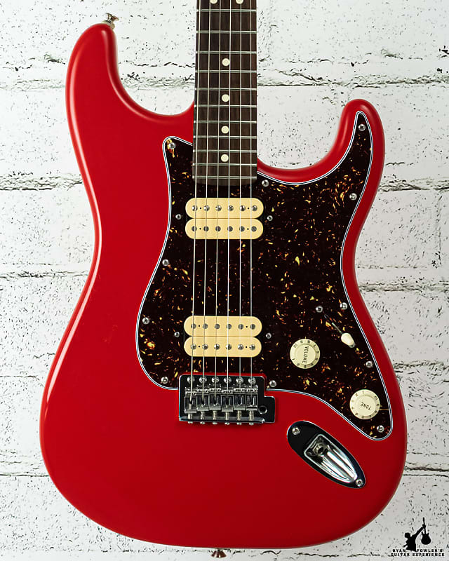 2013 Fender FSR Hot Rod HH Stratocaster Hot Rod Red w/ Gig | Reverb