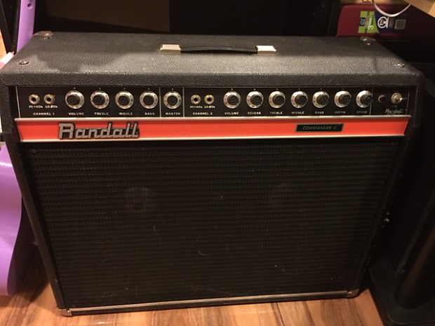 Randall Commander II 1970's Black 2x12 | Reverb