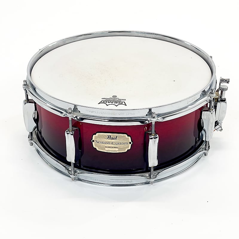 Pearl Session Custom Maple 5.5x14 Snare Drum 2000s - | Reverb