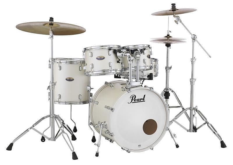 Pearl Decade Maple 5-pc. Shell Pack WHITE SATIN PEARL | Reverb