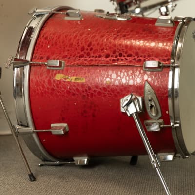 1960s Trixon Telstar Red Croco Drum Set | Reverb