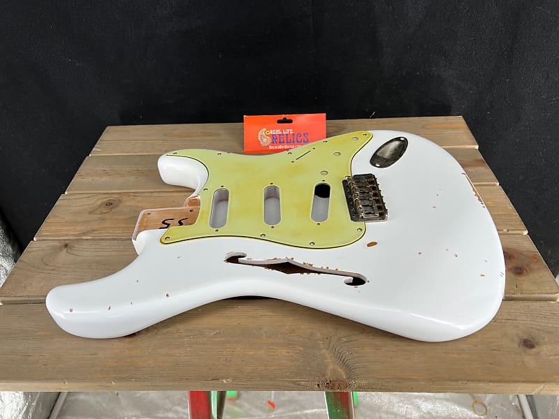 Real Life Relics Thinline F Hole Strat® Stratocaster® Body | Reverb