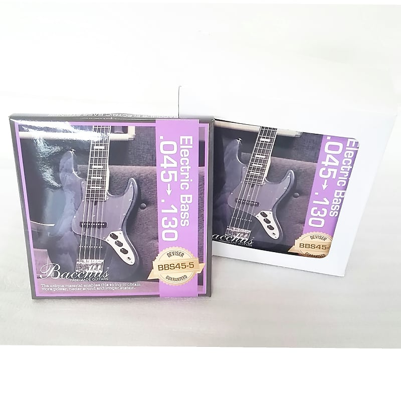 Bacchus Medium Gauge 5 String Bass Strings 5 Set Deal | Reverb
