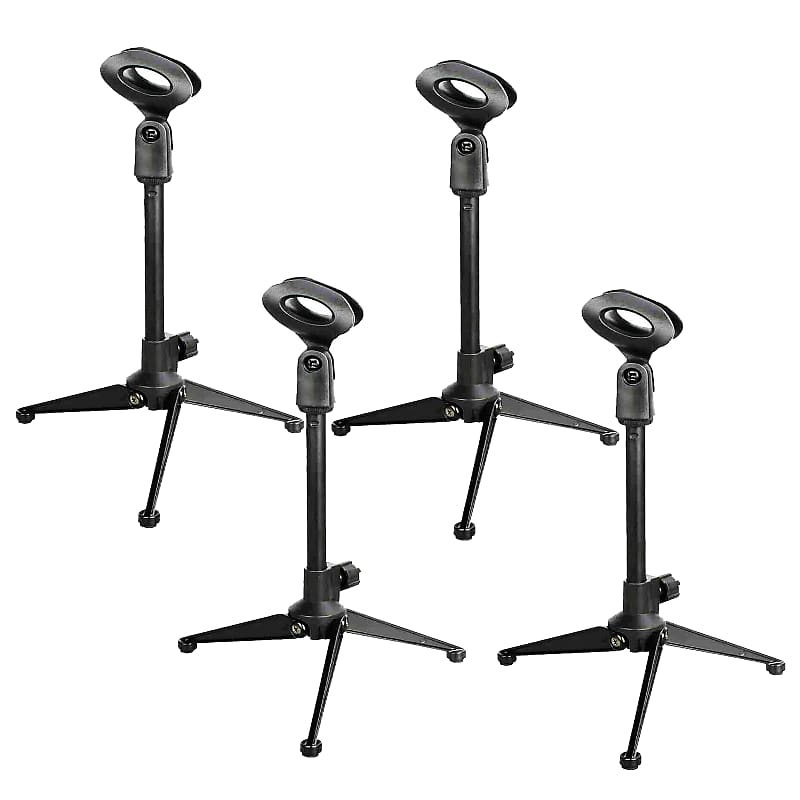 5 Core Mini Desktop Microphone Stand 4 Pieces Adjustable Desk | Reverb