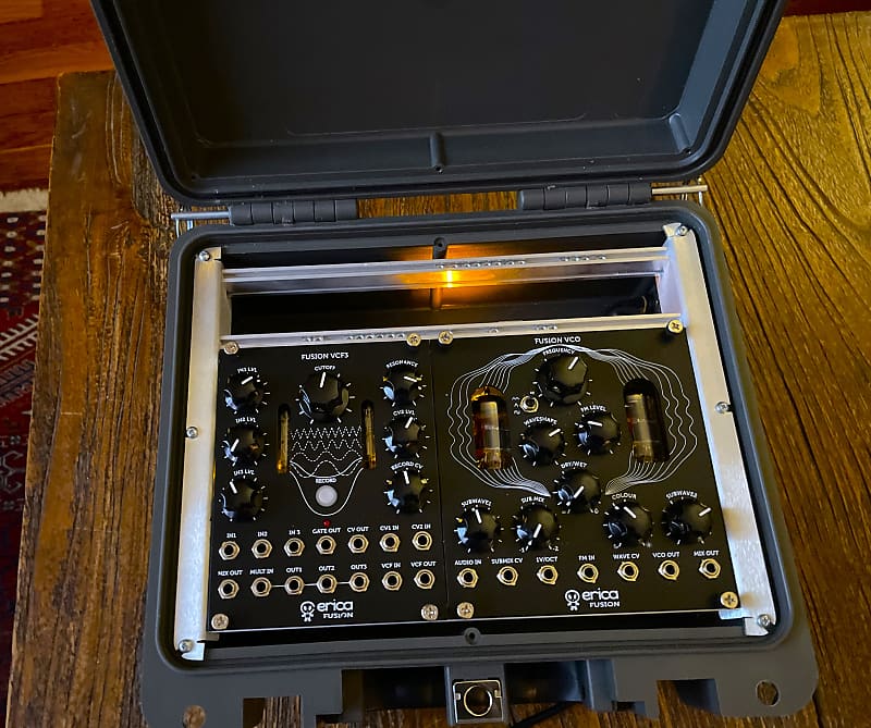 Synthrotek Eurorack Case "Power Lunch" - 4U / 44HP (Grey) | Reverb