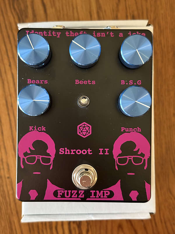 Fuzz IMP Short II DELUXE - Black and pink | Reverb