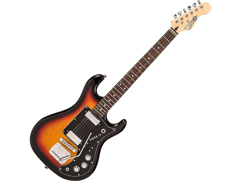 Rapier 22 Electric Guitar ~ 3 Tone Sunburst | Reverb