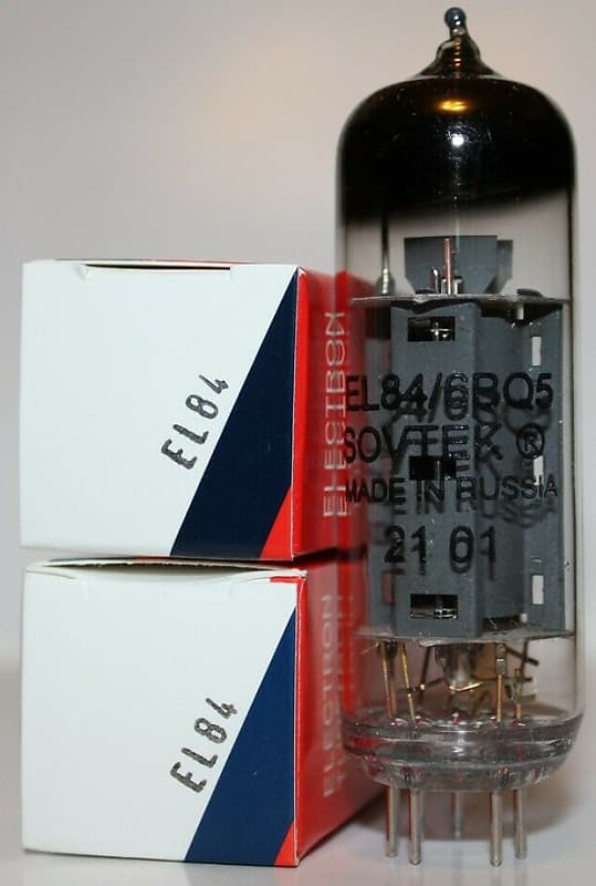 Matched Pair of Sovtek EL84 tubes, Brand New in Box ! | Reverb