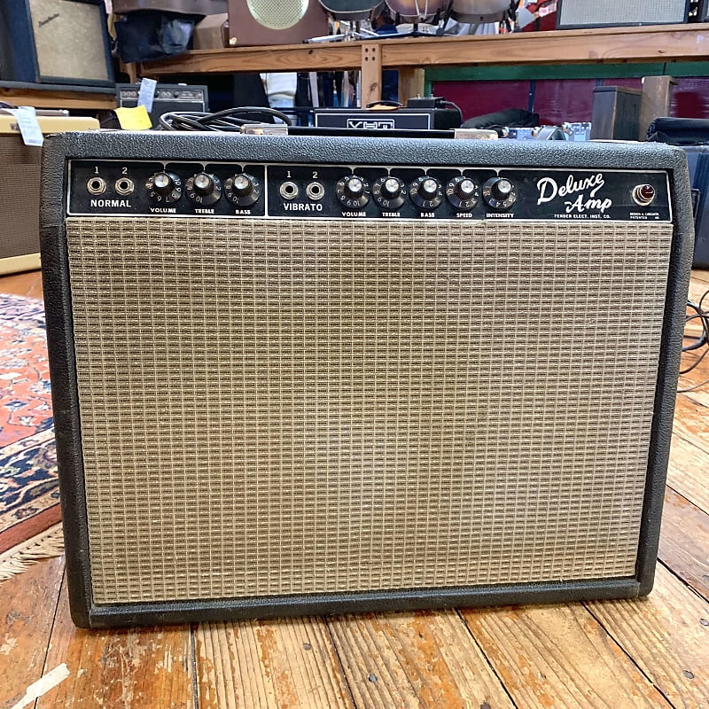 Fender Deluxe Amp 2-Channel 20-Watt 1x12" Guitar Combo 1963 - | Reverb
