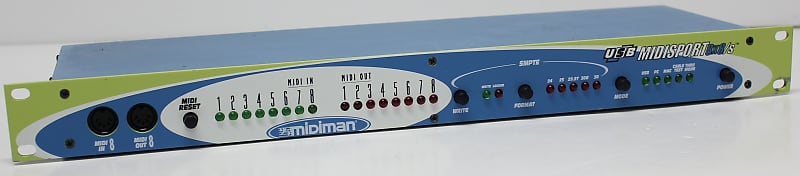 Midiman Midisport 8x8 USB Rack MIDI Interface Controller for | Reverb