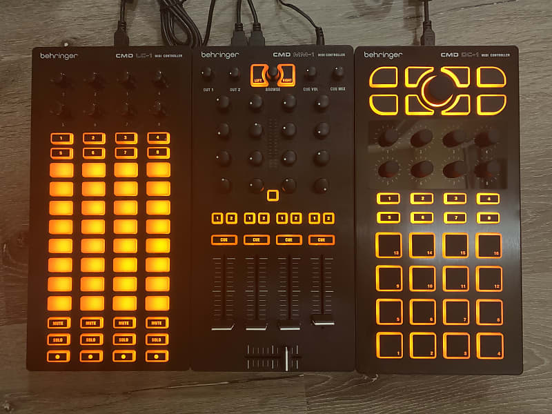 Behringer Midi Controllers CMD MM-1, LC-1, DC-1 | Reverb