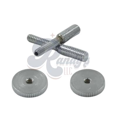 KPTSETS-C (2) Chrome Kluson ABR-1 Steel Posts & Wheels | Reverb