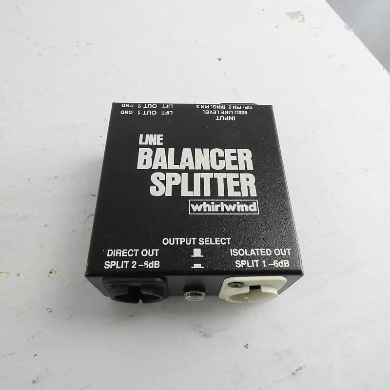 Whirlwind Line Balance Splitter | Reverb