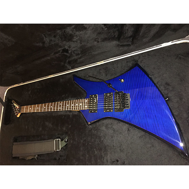 Used Jackson Kelly Performer PS6T Transparent Blue | Reverb