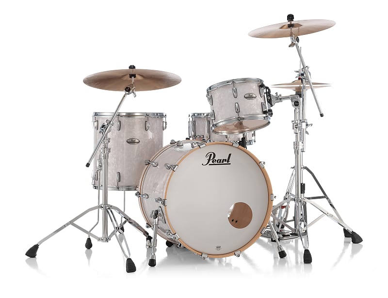 Pearl Professional Maple 3-pc. Shell Pack WHITE MARINE PEARL | Reverb