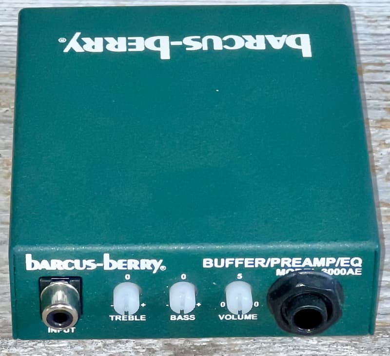 Barcus-Berry 3000A Acoustic Buffer/Preamp/EQ , Excellent | Reverb