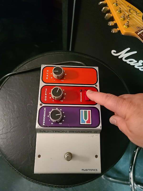 Musitronics Mutron phasor 2 1970's Stainless/gray | Reverb