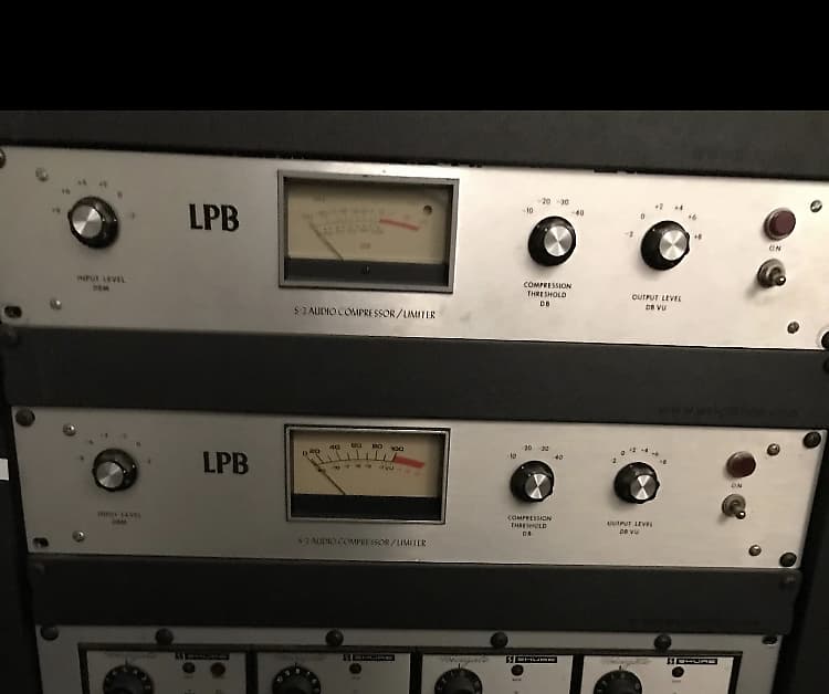 LPB S-2 1980s - Silver rack compressor pair | Reverb