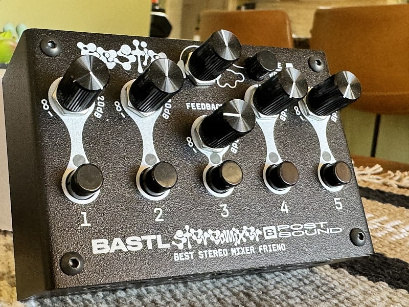 BASTL Instruments Bestie 5-Channel Stereo Mixer w/ Distortion | Reverb